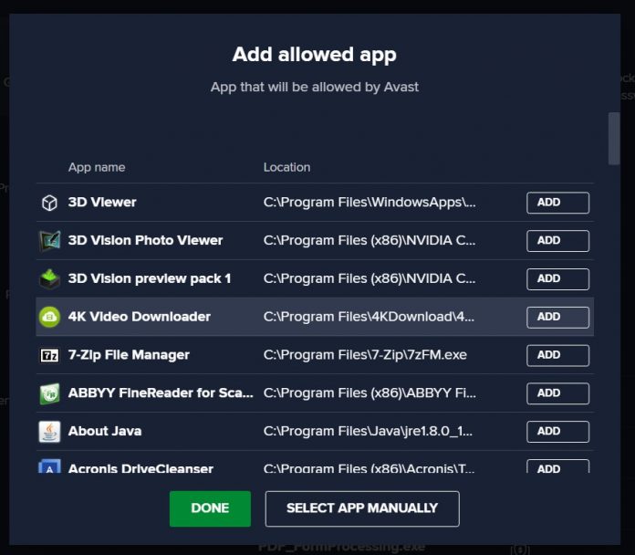 How to stop Avast from Blocking a Website
