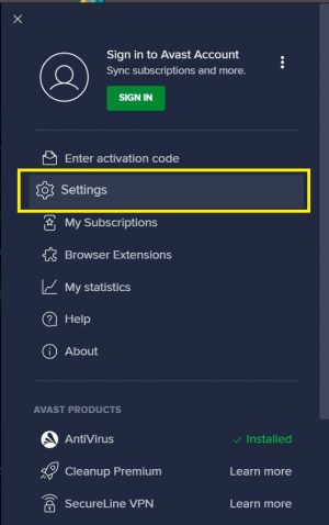How to stop Avast from Blocking a Website